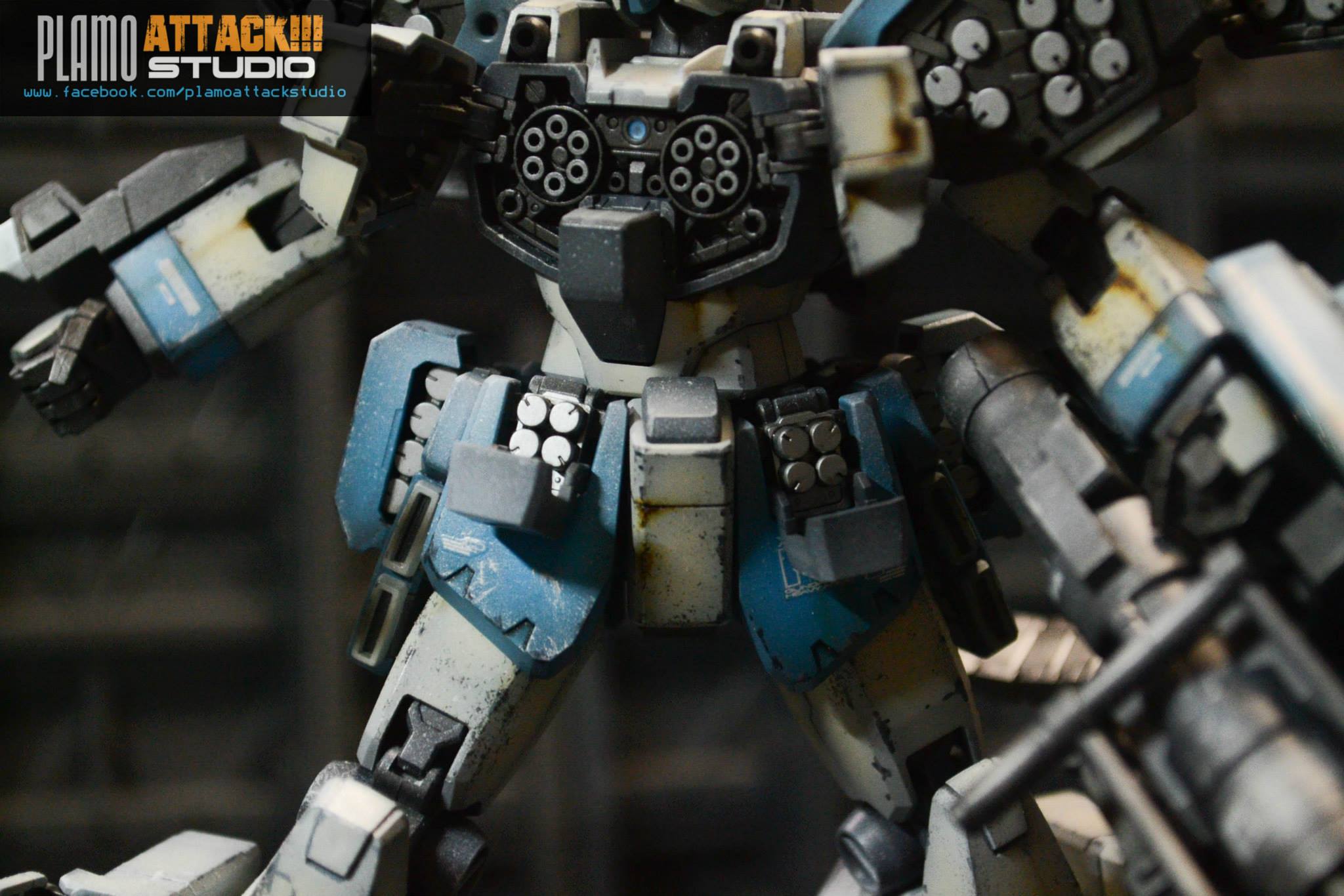 MG 1/100 Gundam Heavyarms "Frost-byte" + Snow Base mini Diorama by ...