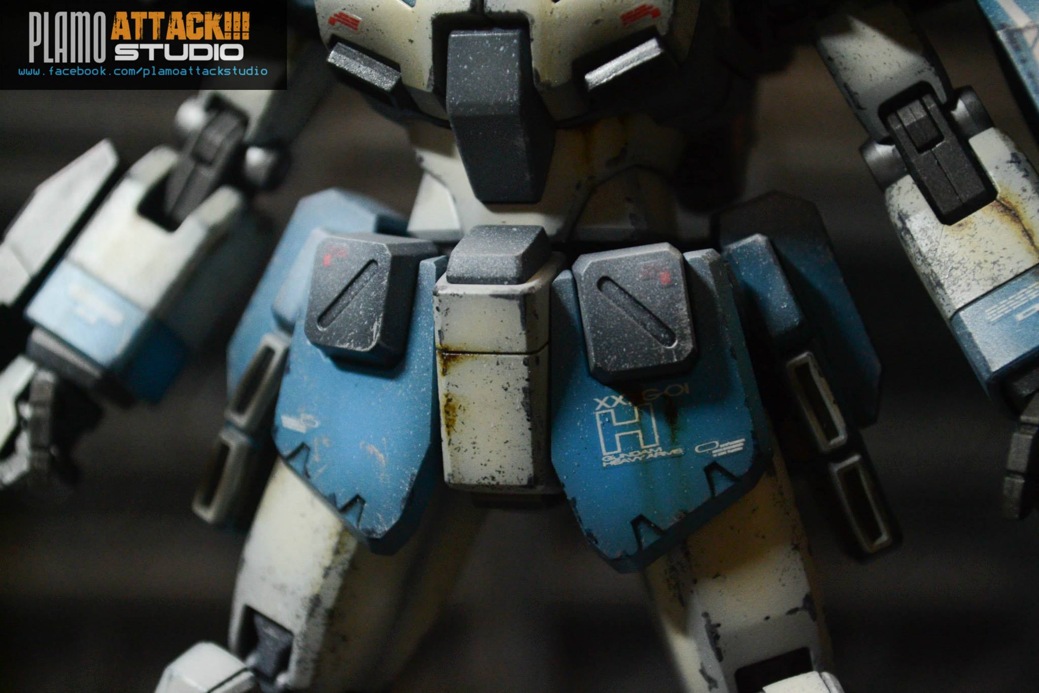 MG 1/100 Gundam Heavyarms "Frost-byte" + Snow Base mini Diorama by ...