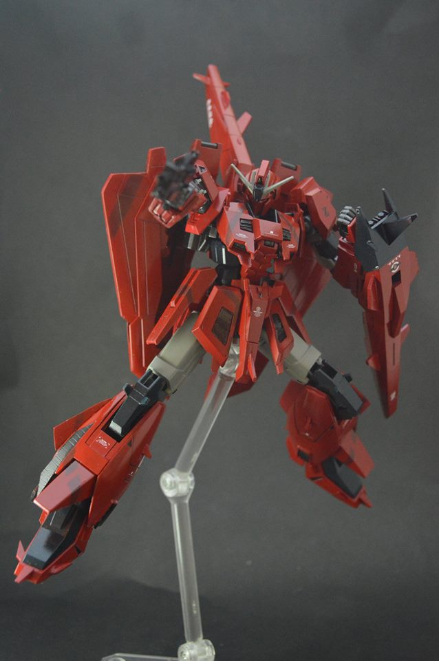 HGUC ACCELERATE EVOLUTION RED SNAKE ZETA GUNDAM by AZKA YUNIKO