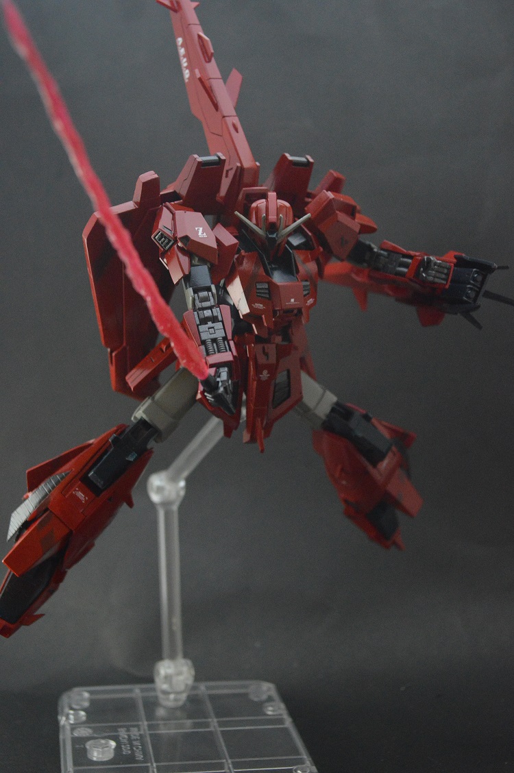 HGUC ACCELERATE EVOLUTION RED SNAKE ZETA GUNDAM by AZKA YUNIKO