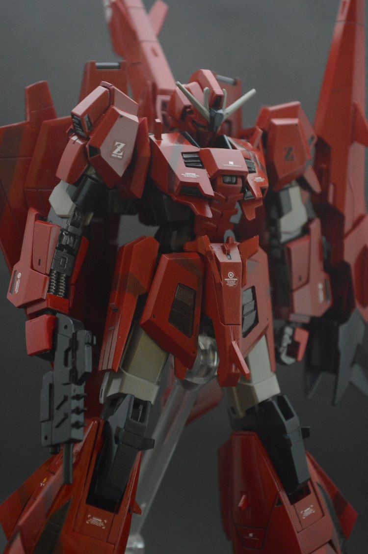 HGUC ACCELERATE EVOLUTION RED SNAKE ZETA GUNDAM by AZKA YUNIKO